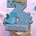 Number 3 Dinosaur Birthday Cake Topper .svg & Silhouette Studio Cut ...