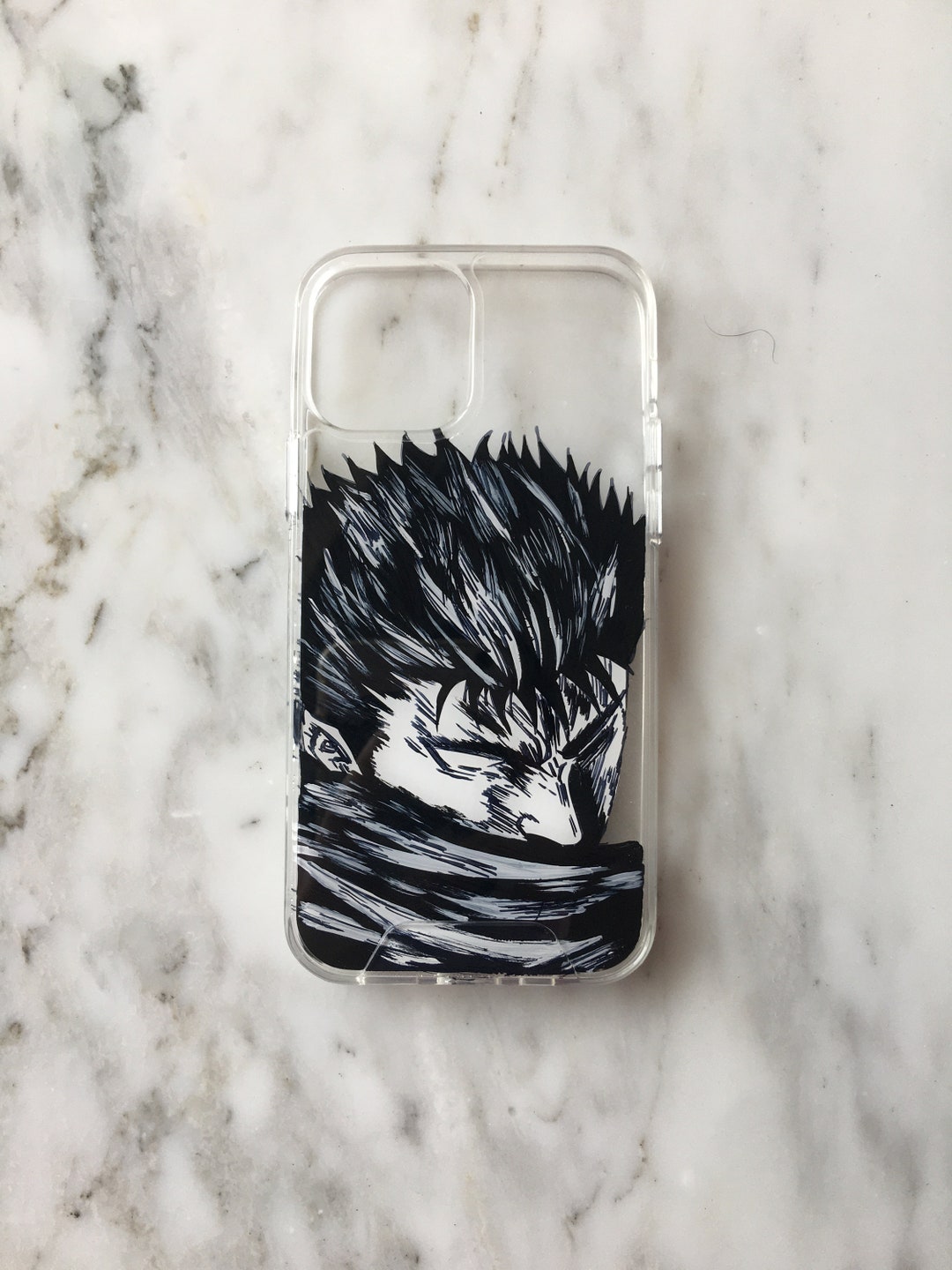 Custom Gift Hand Painted Anime Phone Case | Berserk Phonecase | iPhone ...