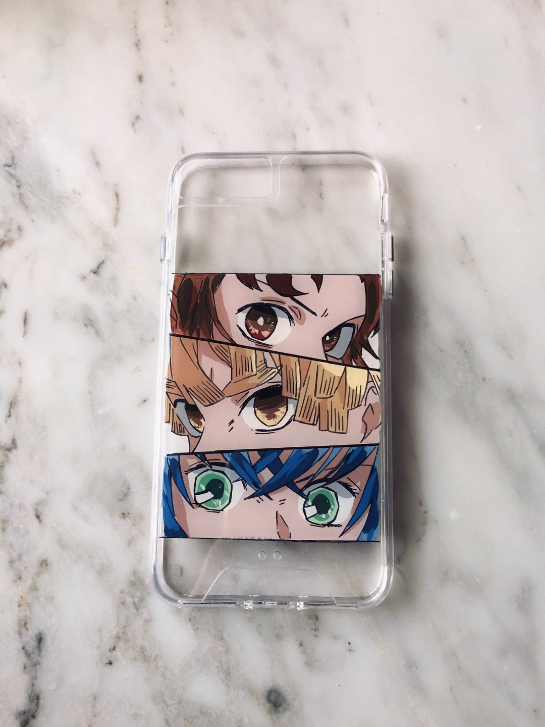 Custom Gift Hand Painted Anime Phone Case I Demon Slayer | iPhone Case ...