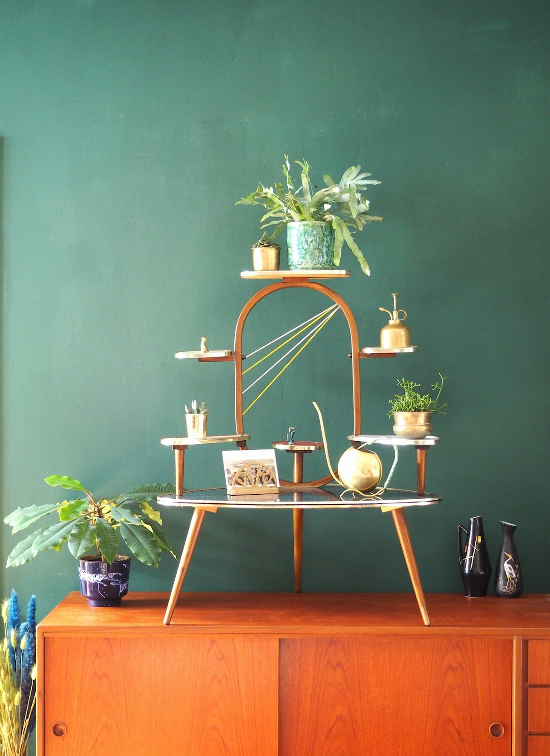 Flower Bench Flower Etagere Midcentury 1950s - Etsy