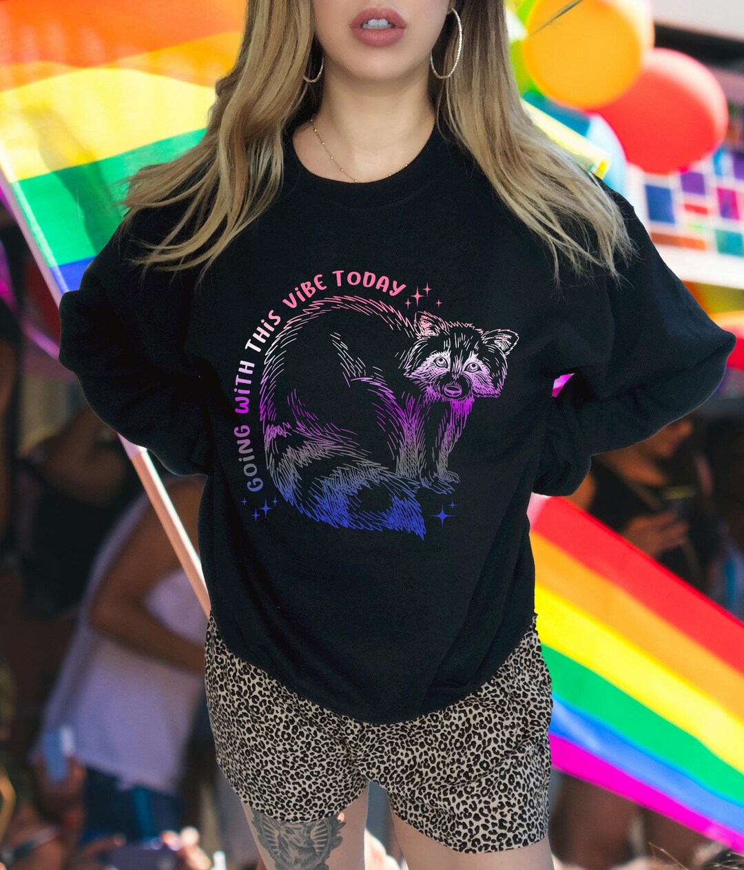 Genderfluid Shirt Raccoon Shirt Subtle Pride Shirt Pride Merch ...
