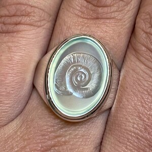 Custom Intaglio Ring Signet Ring Agate With Engraving 13x18mm Onyx ...