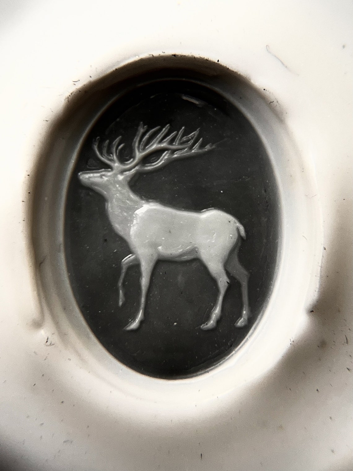 Bespoke Deer Intaglio Ring Signet Ring Agate With Engraving 13x18mm ...
