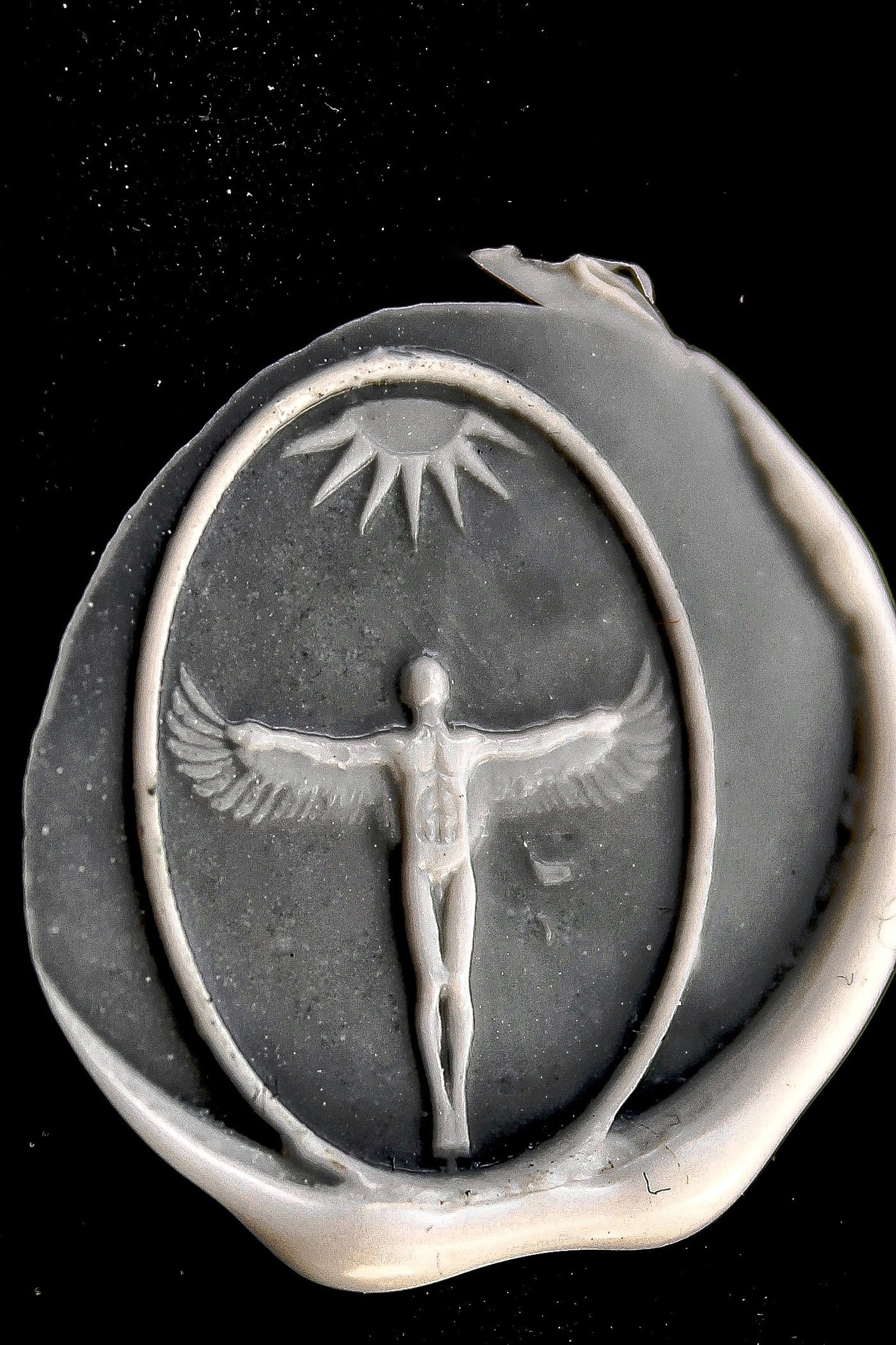Icarus Intaglio Ring Signet Ring 18x13mm Onyx Carnelian Chalcedony - Etsy