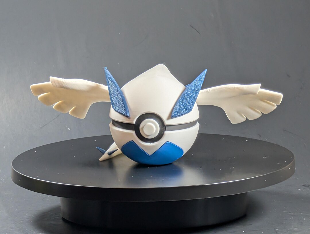 Lugia Pokeball, Pokemon Inspired Collectable Gift Decor - Etsy