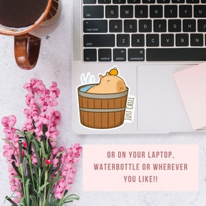 Kawaii Capybara Printable Sticker Cute Capybara Sticker Png - Etsy