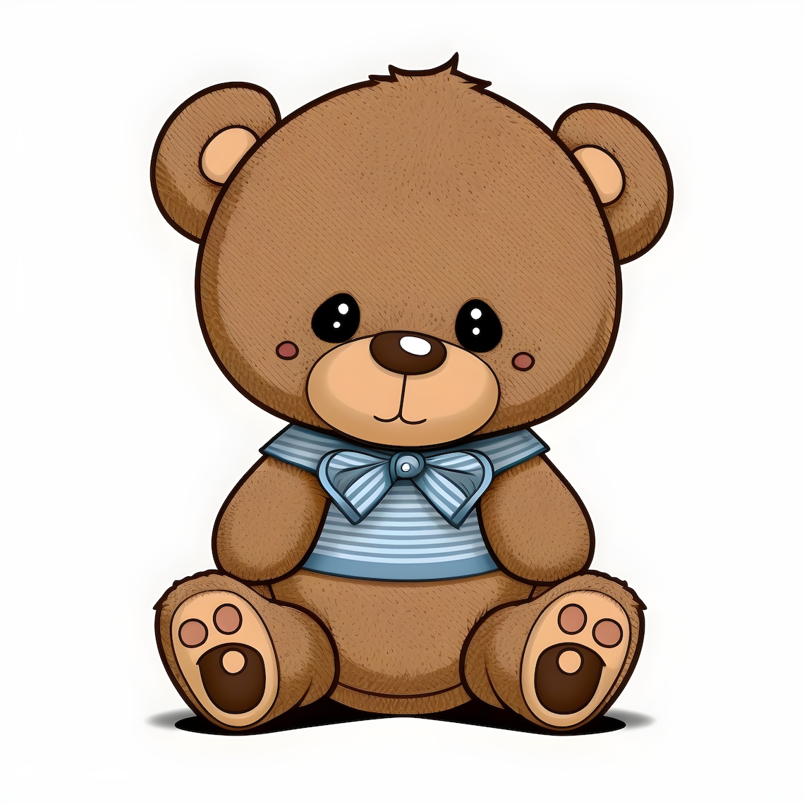 Cute Teddy Bear Clipart - Etsy