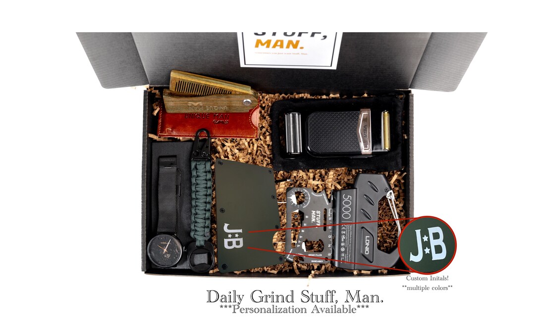 Personalized Gift Box for Men, Care Package for Him, Men's Gifts, Self ...