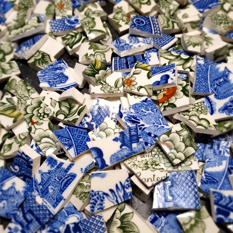 Blue Willow Tiles - Etsy