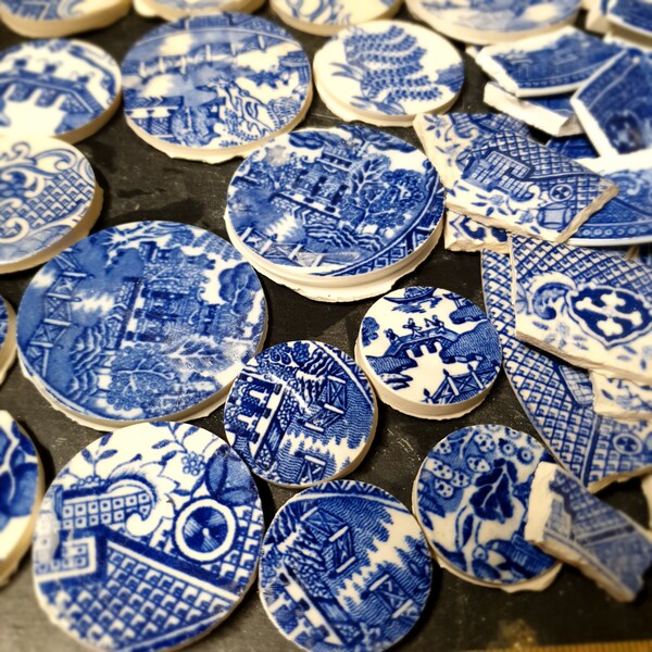 Blue Willow Tiles - Etsy