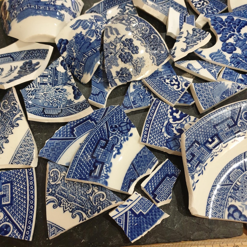 Blue Willow Tiles - Etsy