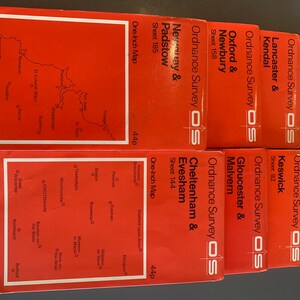 Vintage Ordnance Survey Maps - Etsy
