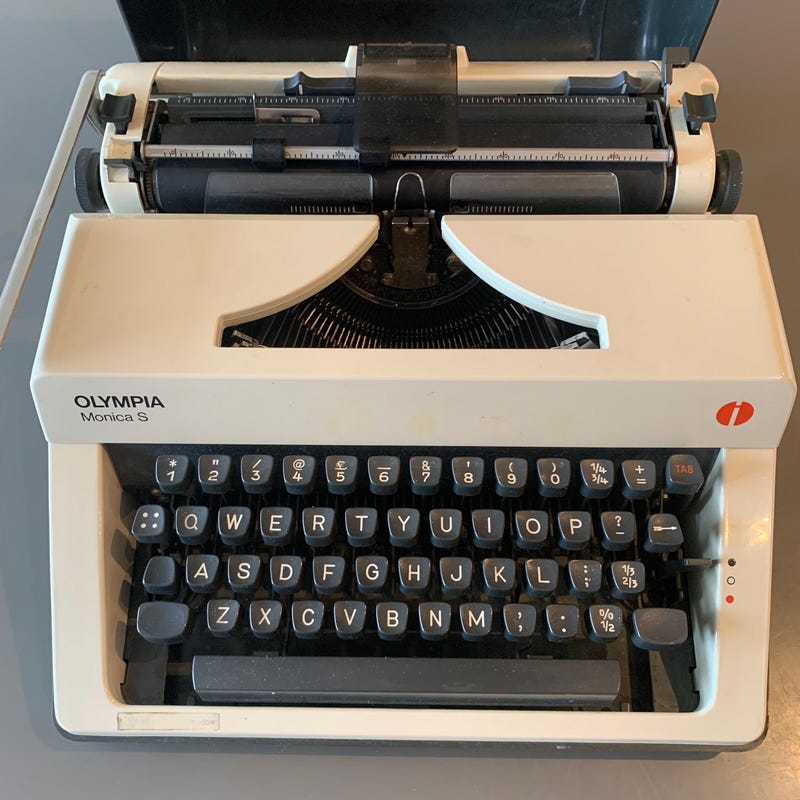 Olympia Typewriter - Etsy