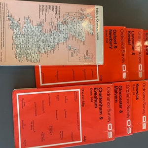 Vintage Ordnance Survey Maps - Etsy