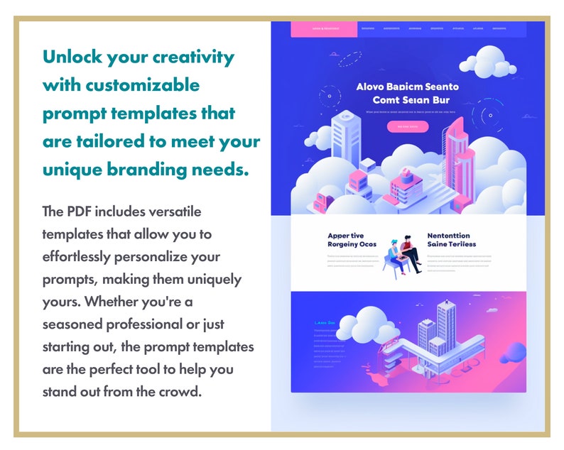 Midjourney UI Design Prompts Guide, Website Mockups Prompts, Website ...