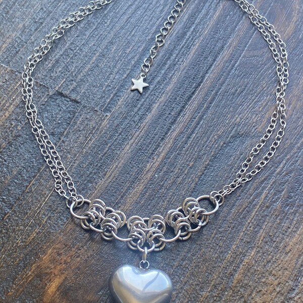 Chainmail Pendant - Etsy