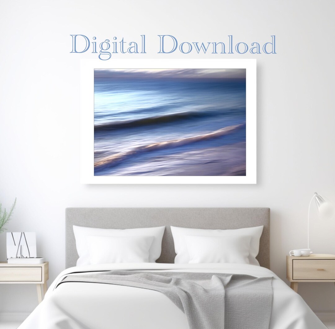 Abstract Ocean Waves Print: ICM Coastal Photography (digital Download ...