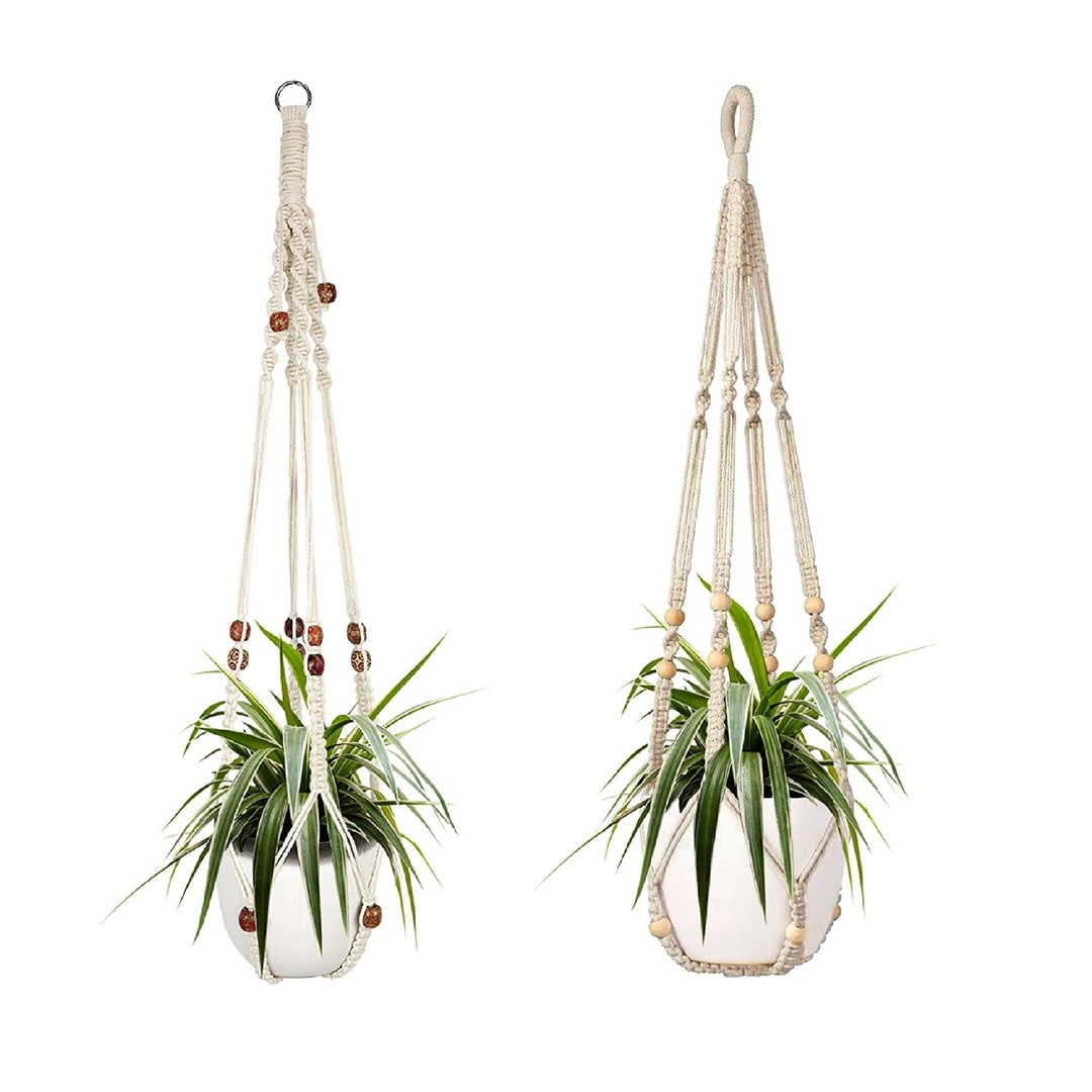 Large Plant Pot Hanger, Angel Vine Plant Holder, Pothos Variegated ...