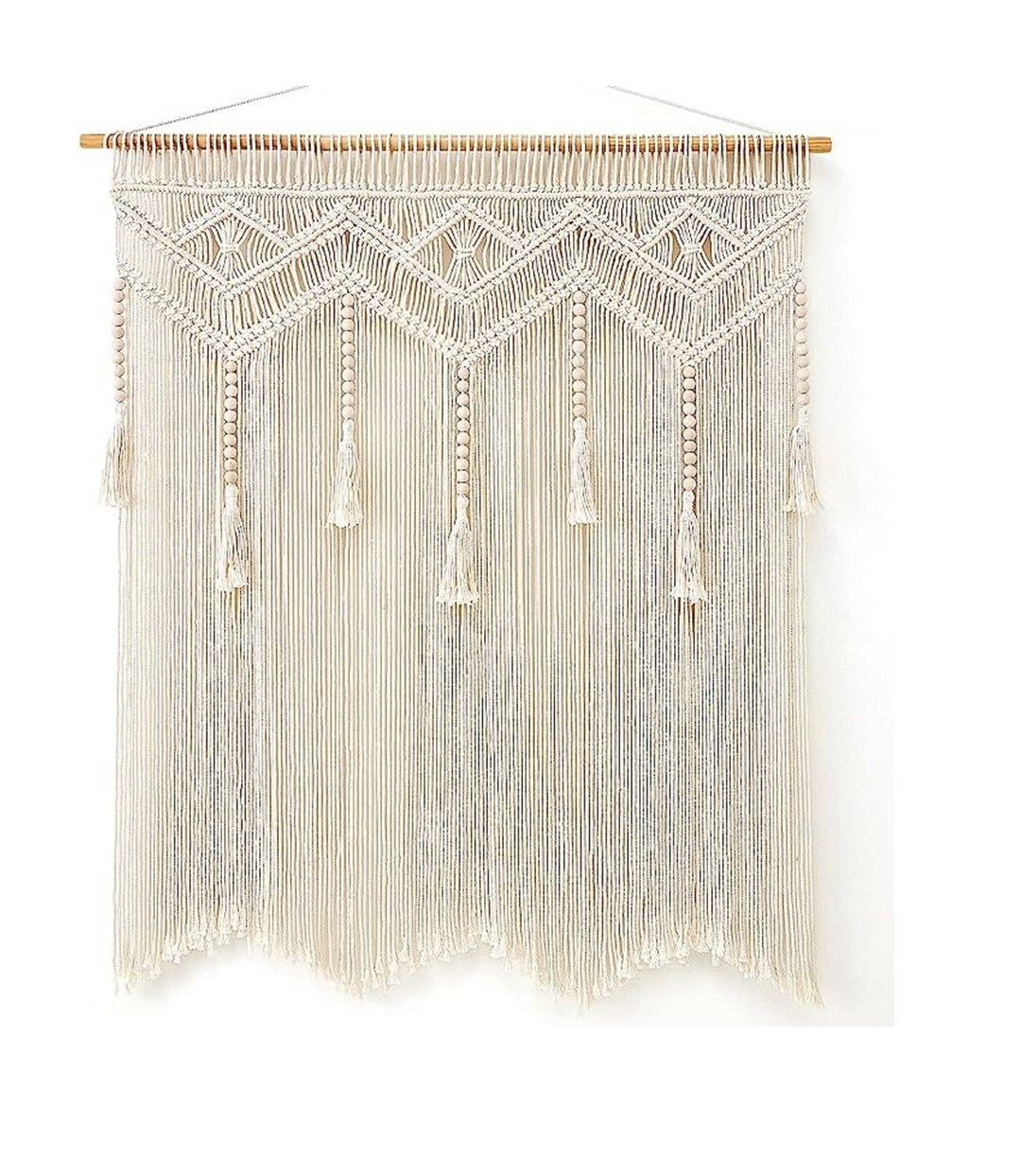 Macrame Valance, Macrame Headboard, Macrame Window Valance, Macrame ...