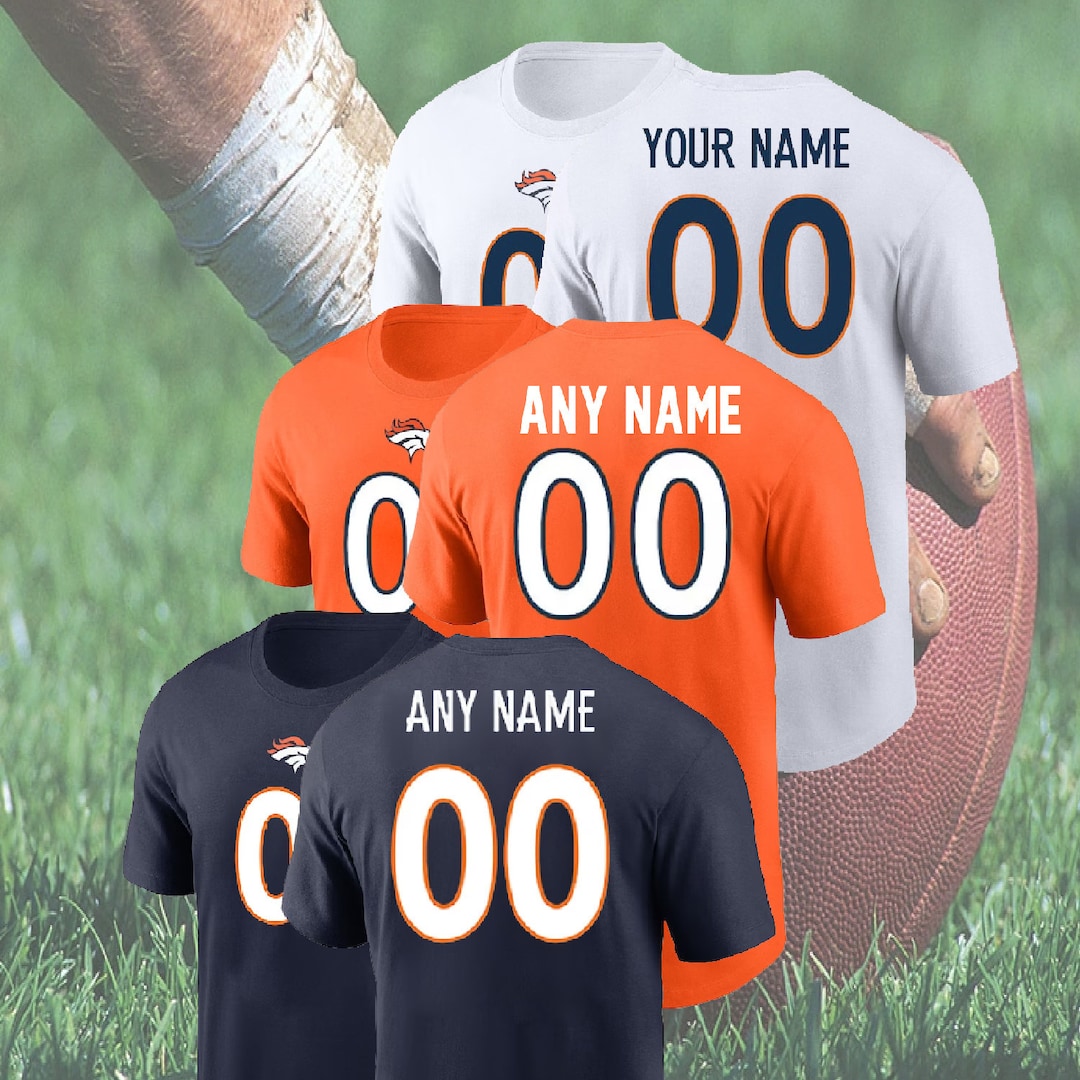 Denver Football Shirt Custom Football Denver Shirt - Etsy