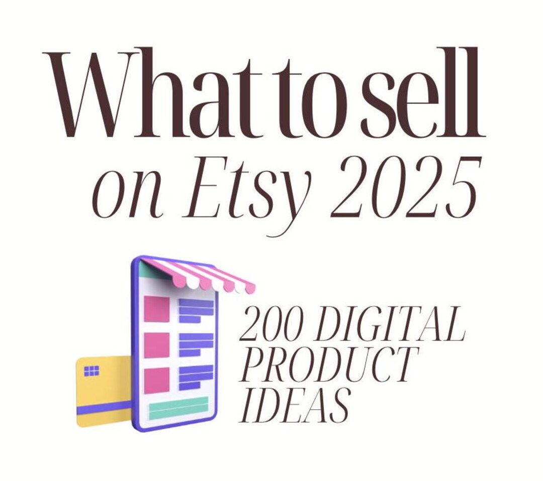 200 Digital Product Ideas on What to Sell on Etsy - Etsy