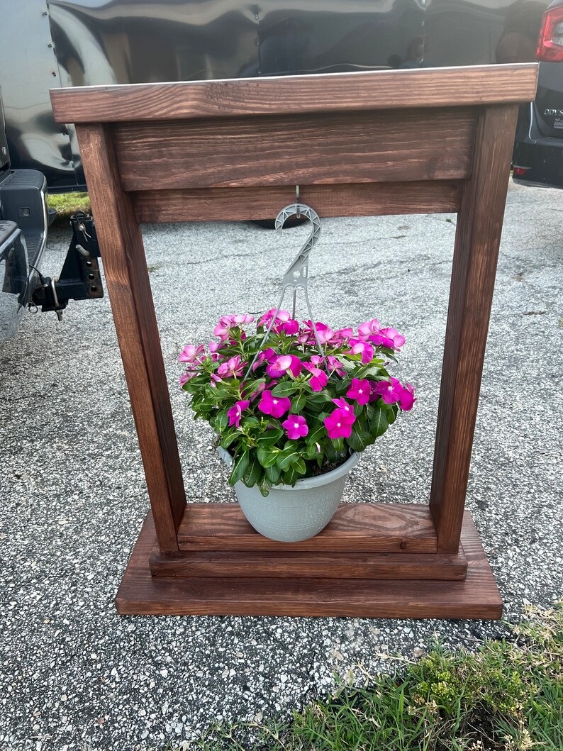 Plant Hanger Lantern Hanger Customized Wood Outdoor Decor - Etsy