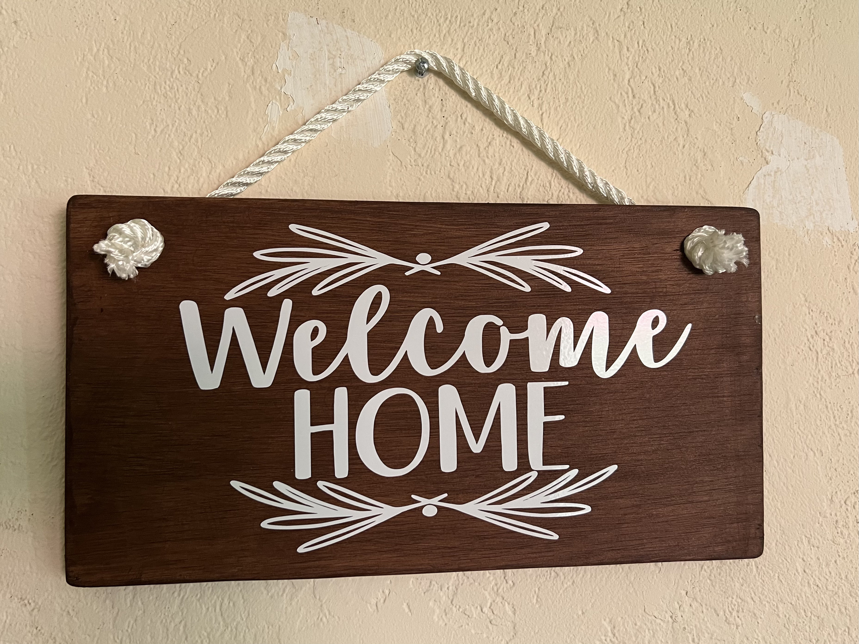 Welcome, Welcome Sign, Door Hanger, Wall Hanger, Welcome Home ...