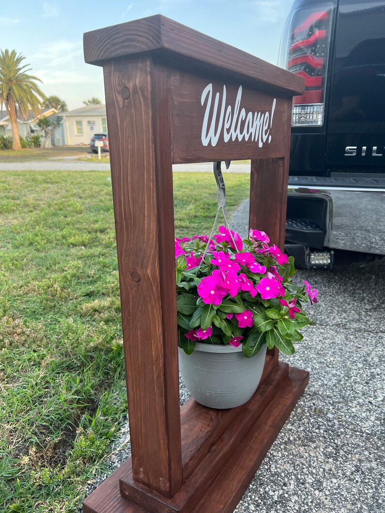 Plant Hanger Lantern Hanger Customized Wood Outdoor Decor - Etsy