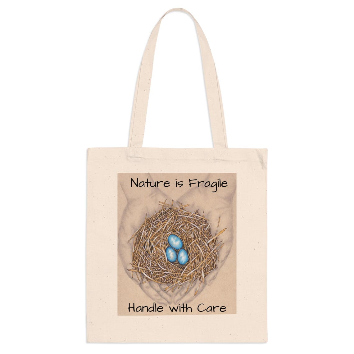 Fragile Handle With Care Earth Day Nest Tote Bag - Etsy UK