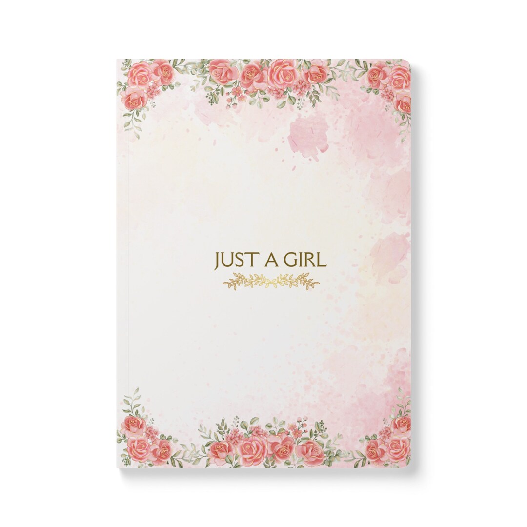 Aesthetic Notebook, Softcover Journal, Girly Notebook for School ...