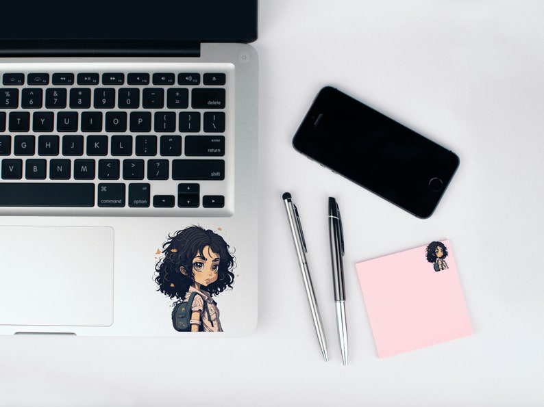 Anime Girl Sticker Pack Printable Cute Sticker Laptop - Etsy