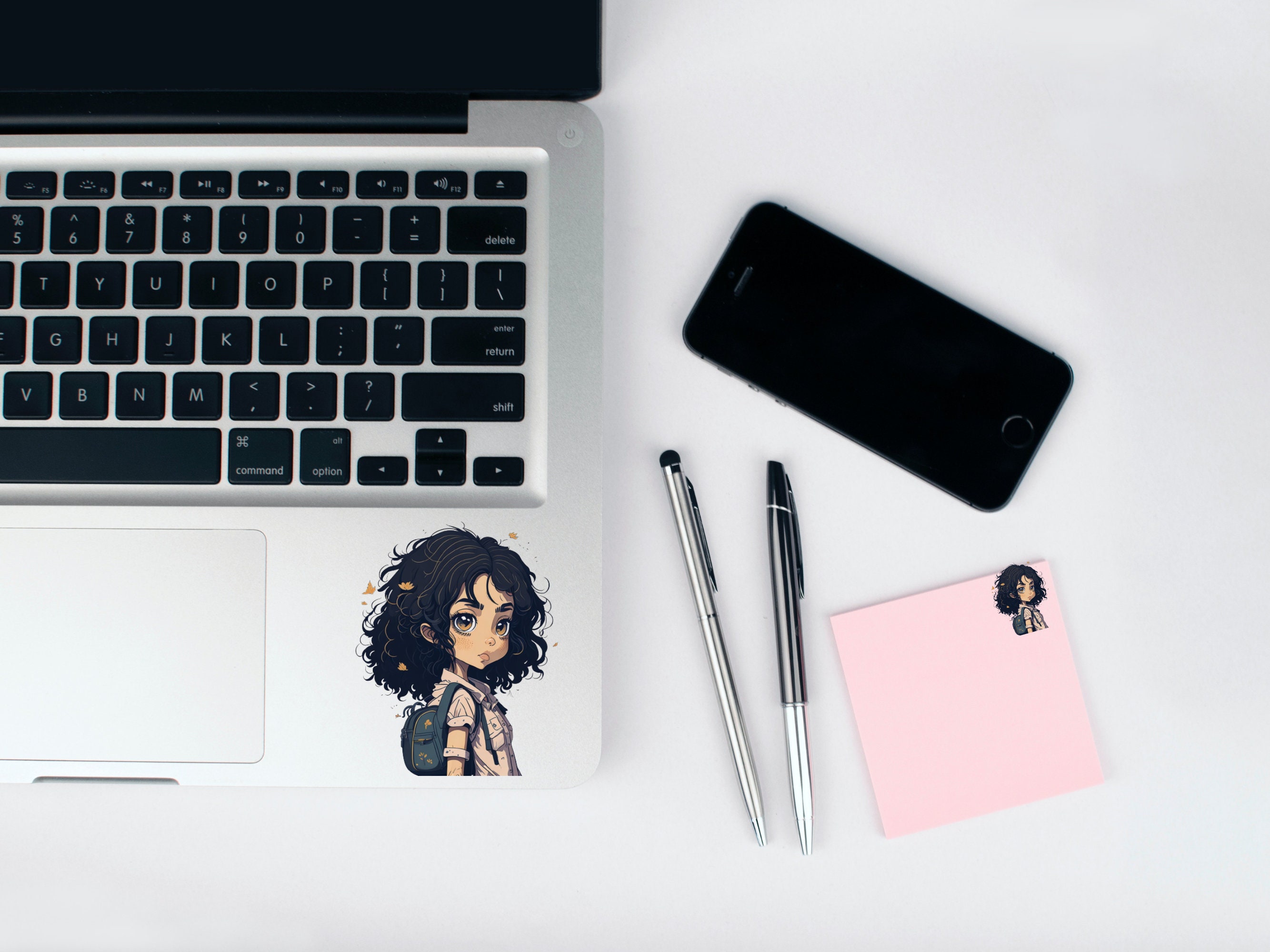 Anime Girl Sticker Pack- Printable, Cute Sticker, Laptop Sticker ...