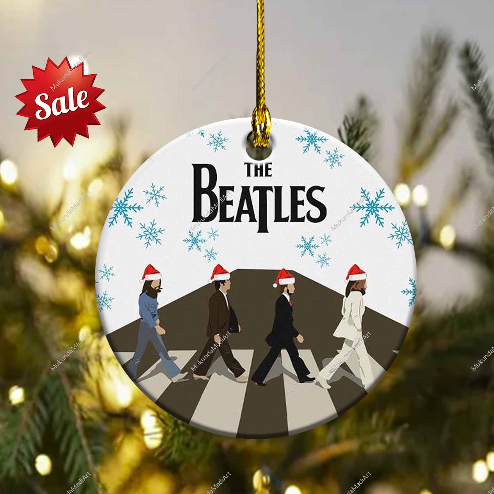 The Beatles Abbey Road Ornaments Custom Christmas the Beatles - Etsy Canada