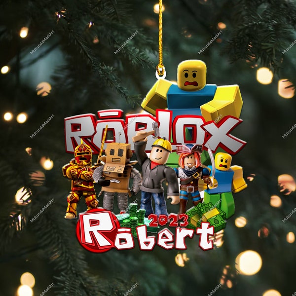 Roblox Christmas Ornament Personalized - Etsy