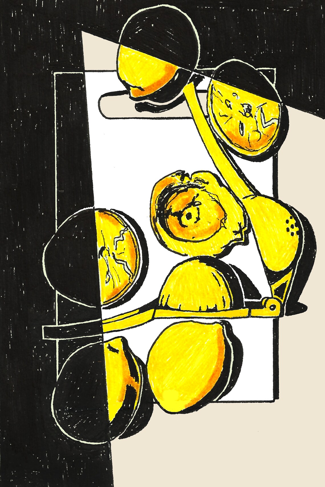 Digital Download - Lemon Illustration Print - Etsy