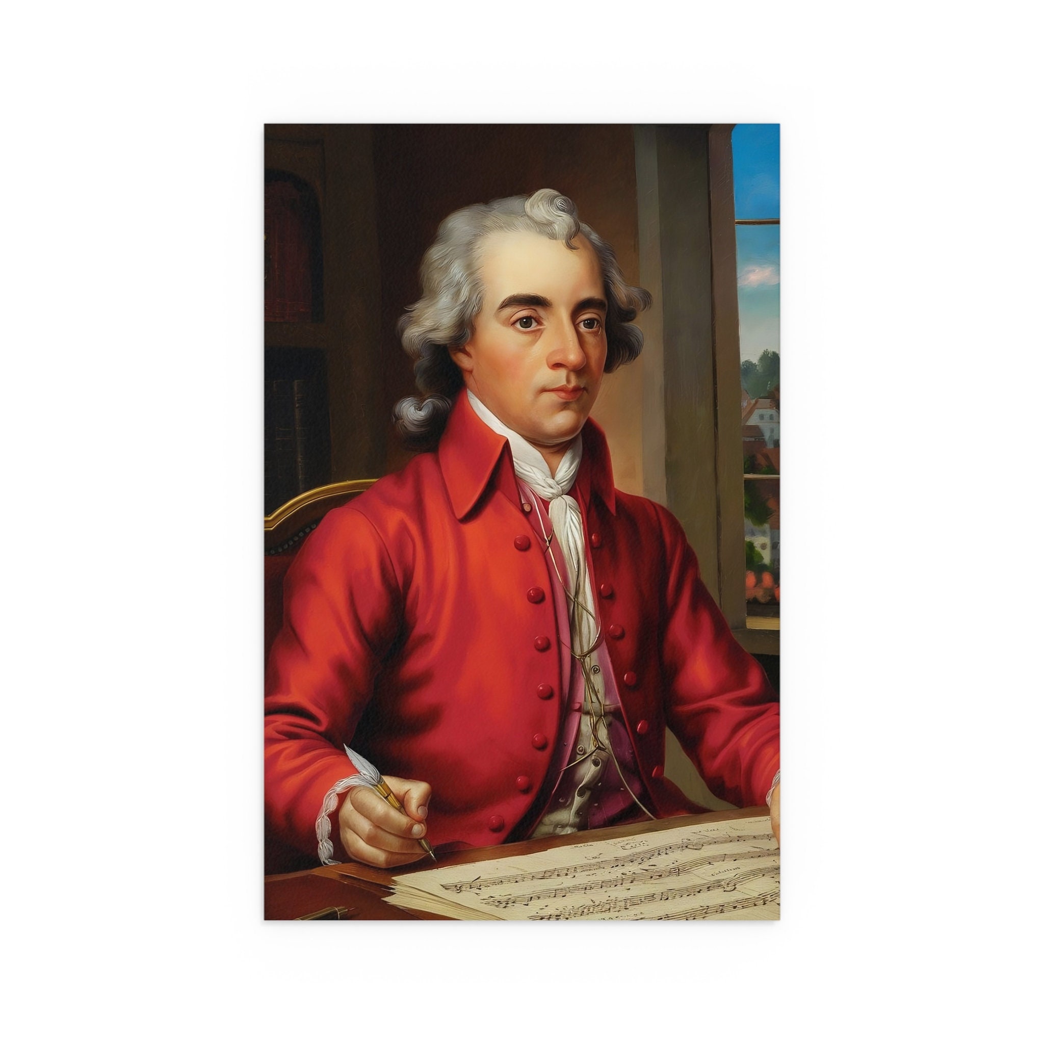 Indoor and Outdoor Mozart Silk Posters, Mozart Poster, Classic Mozart ...