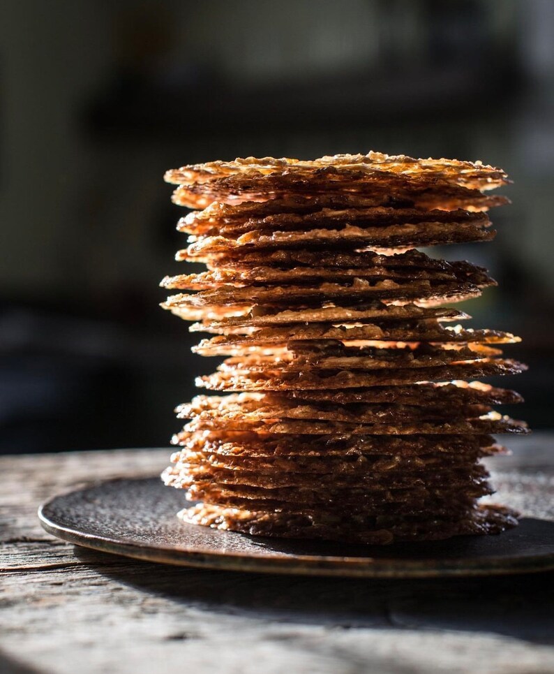 Fresh Baked Italian Chocolate Florentine Lace Cookies - Etsy