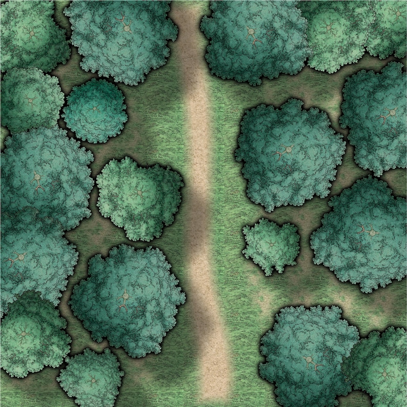 JPEG Battle Map Woodland Collection - Etsy
