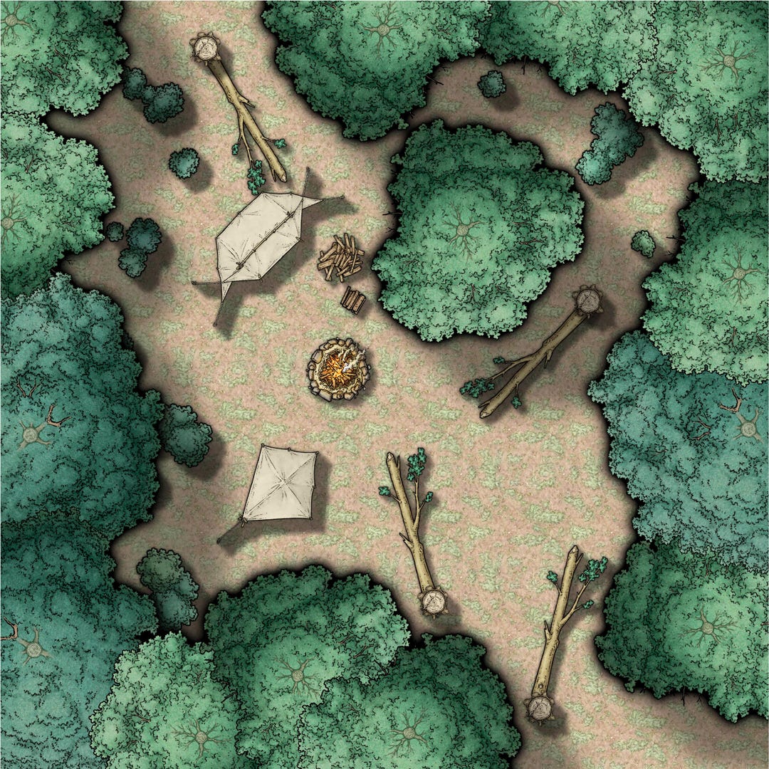 JPEG Battle Map Woodland Collection - Etsy