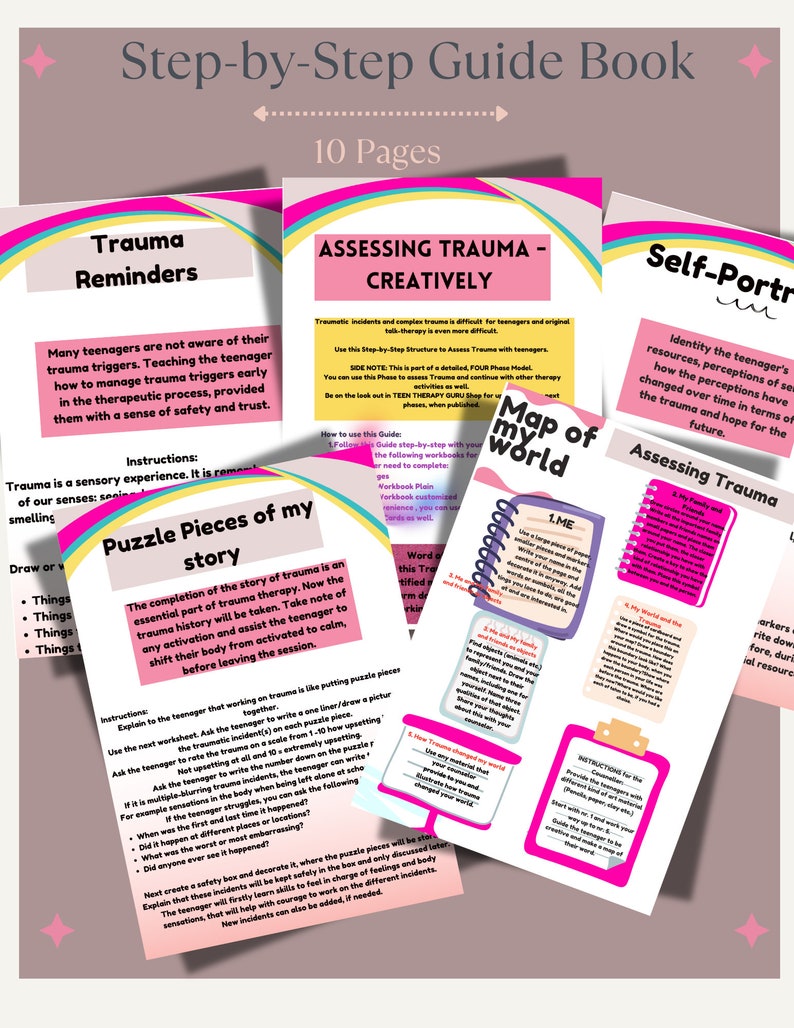 Trauma Therapy Teenager Toolkit for Mental Health Professionals - Etsy