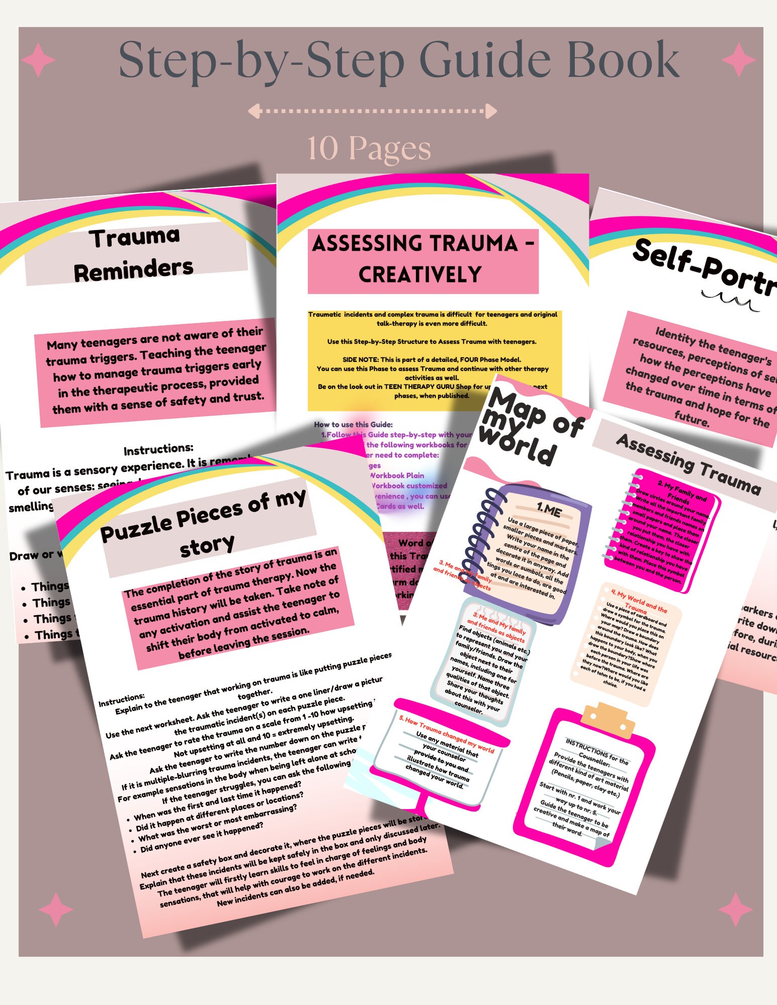 Trauma Therapy Teenager Toolkit for Mental Health Professionals - Etsy