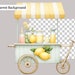 Watercolor Cute Lemonade Stand Clipart PNG Files, High Quality Food ...