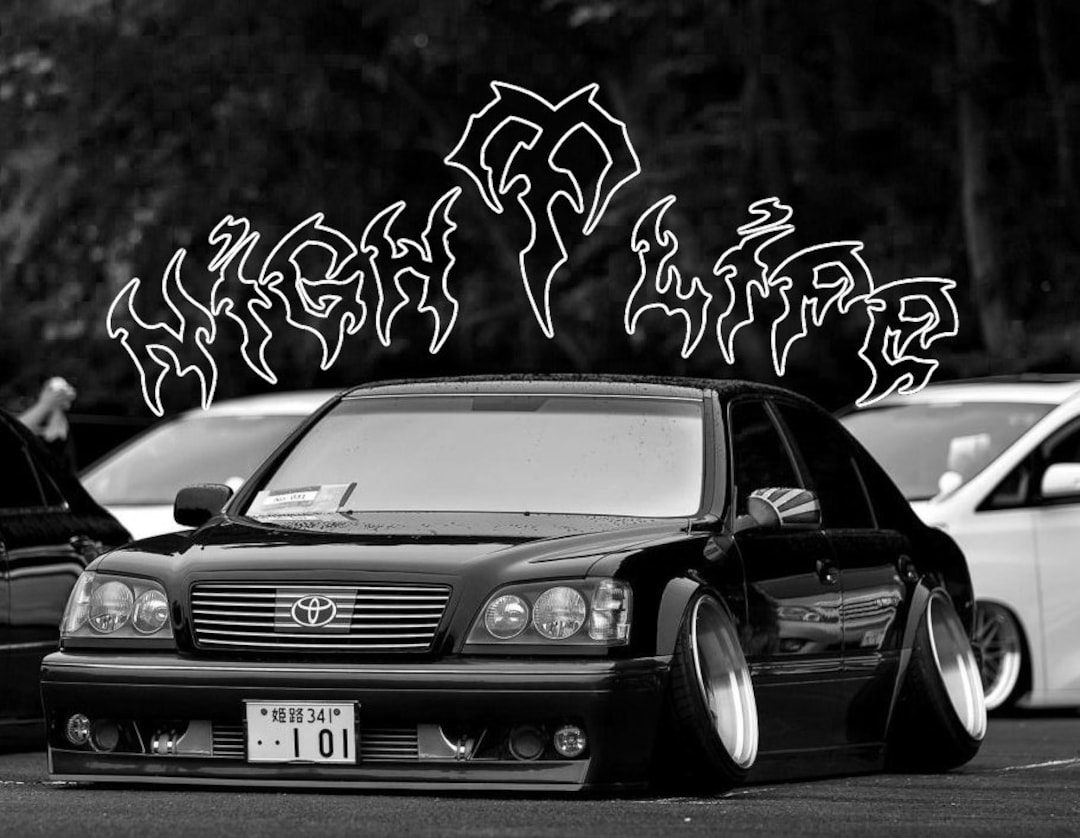 Windshield Banner Nightlife - Gothic Style Big T (night, Decals ...