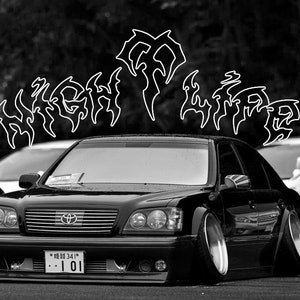 Windshield Banner Nightlife - Gothic Style Big T (night, Decals ...