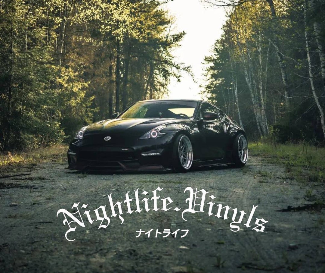 Curved Vinyl - (night, Decals, Stickers, Cars, JDM, Muscle) - Etsy