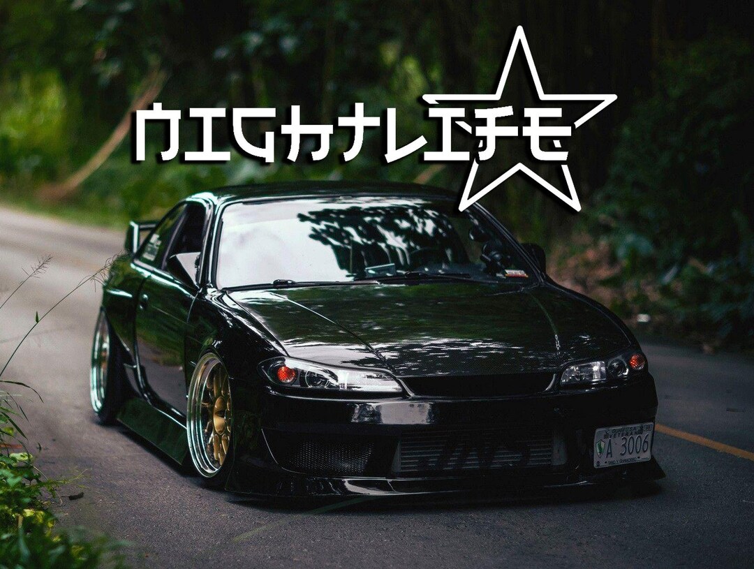 Nightlife Jdm Star - (night, Car Decals, Stickers, Cars, JDM) - Etsy