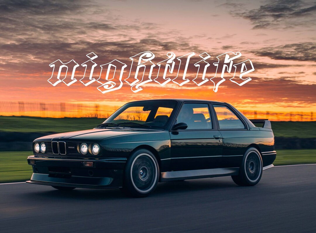 Windshield Banner Nightlife - Straight V2 (night, Decals, Stickers ...