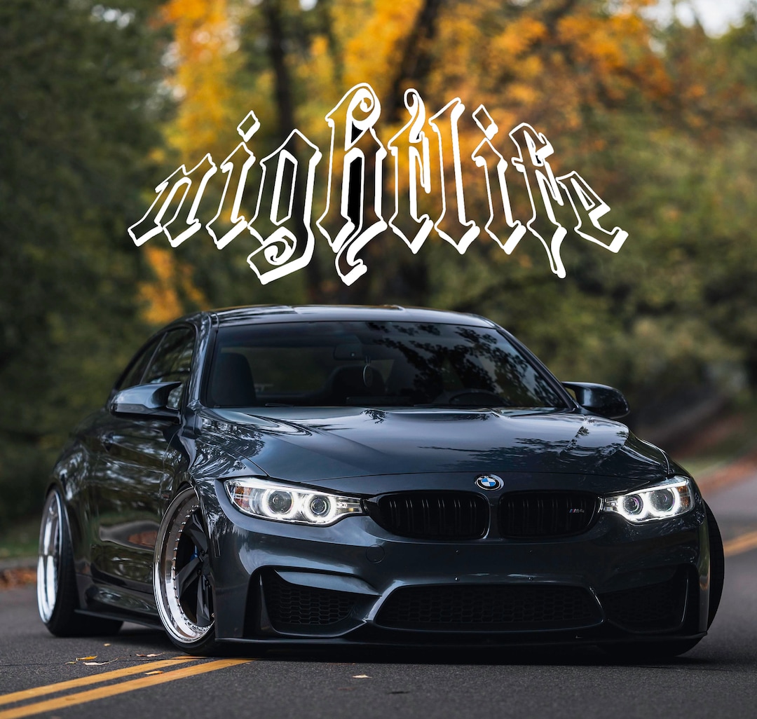 Windshield Banner Nightlife - Sharp V2 (night, Decals, Stickers, Cars ...