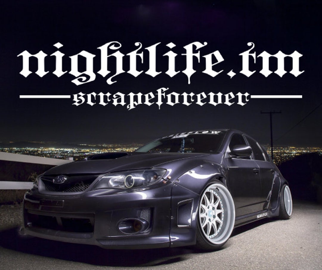 Window/quarter Pannel Decal Nightlife Nightlife.tm night, Decals ...