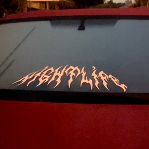 Windshield Banner Nightlife Gothic Style night, Decals, Stickers, Cars ...